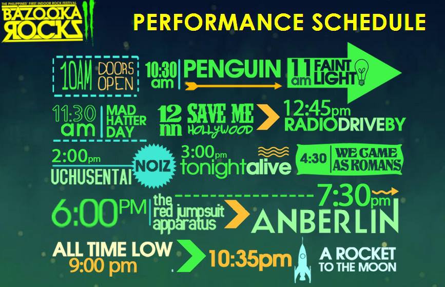 Bazooka Rocks 2013 - Philippine Concerts
