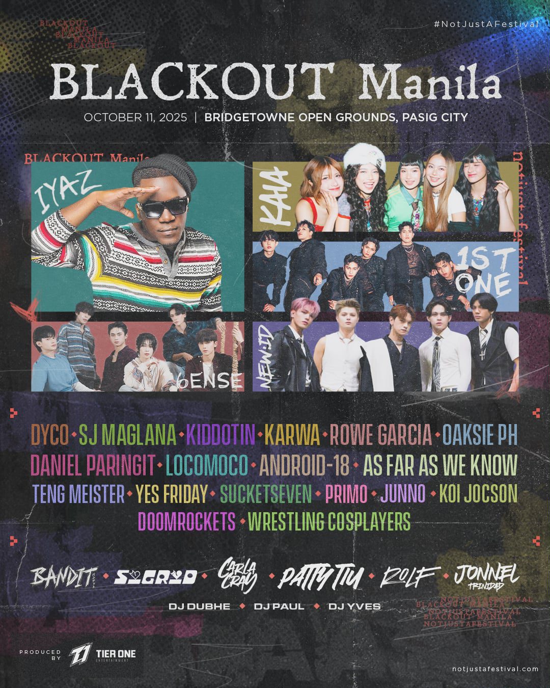 Tier One Entertainment announces BLACKOUT MANILAon October 11 ...