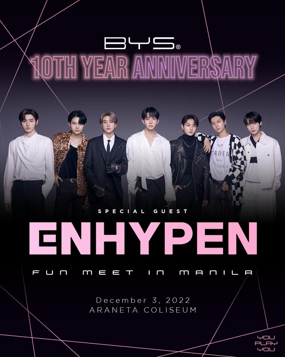 K-Pop Powerhouse ENHYPEN to Meet Filo ENGENEs on December 3rd - Philippine Concerts