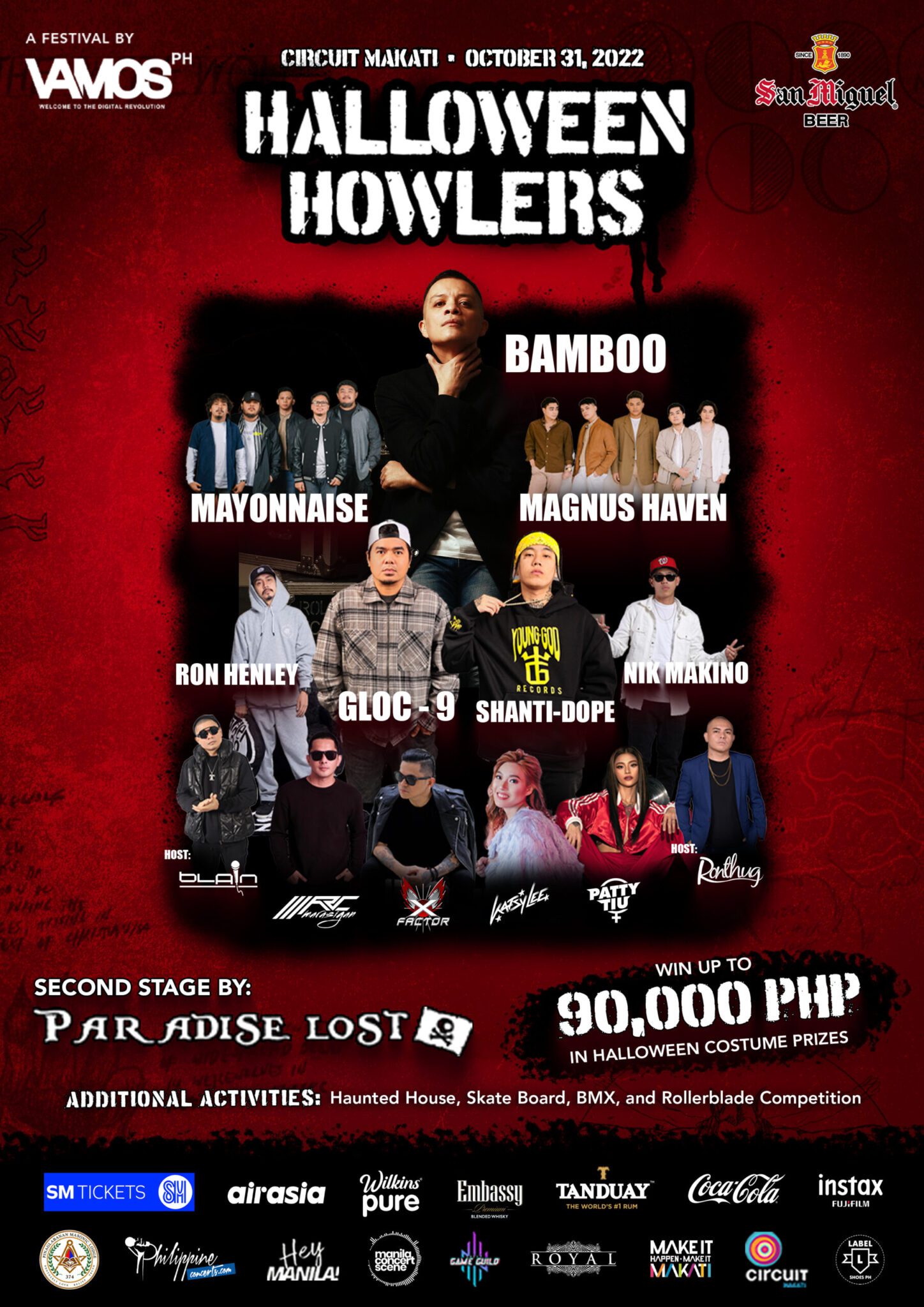 Celebrate ROCK-tober with Halloween Howlers - Philippine Concerts