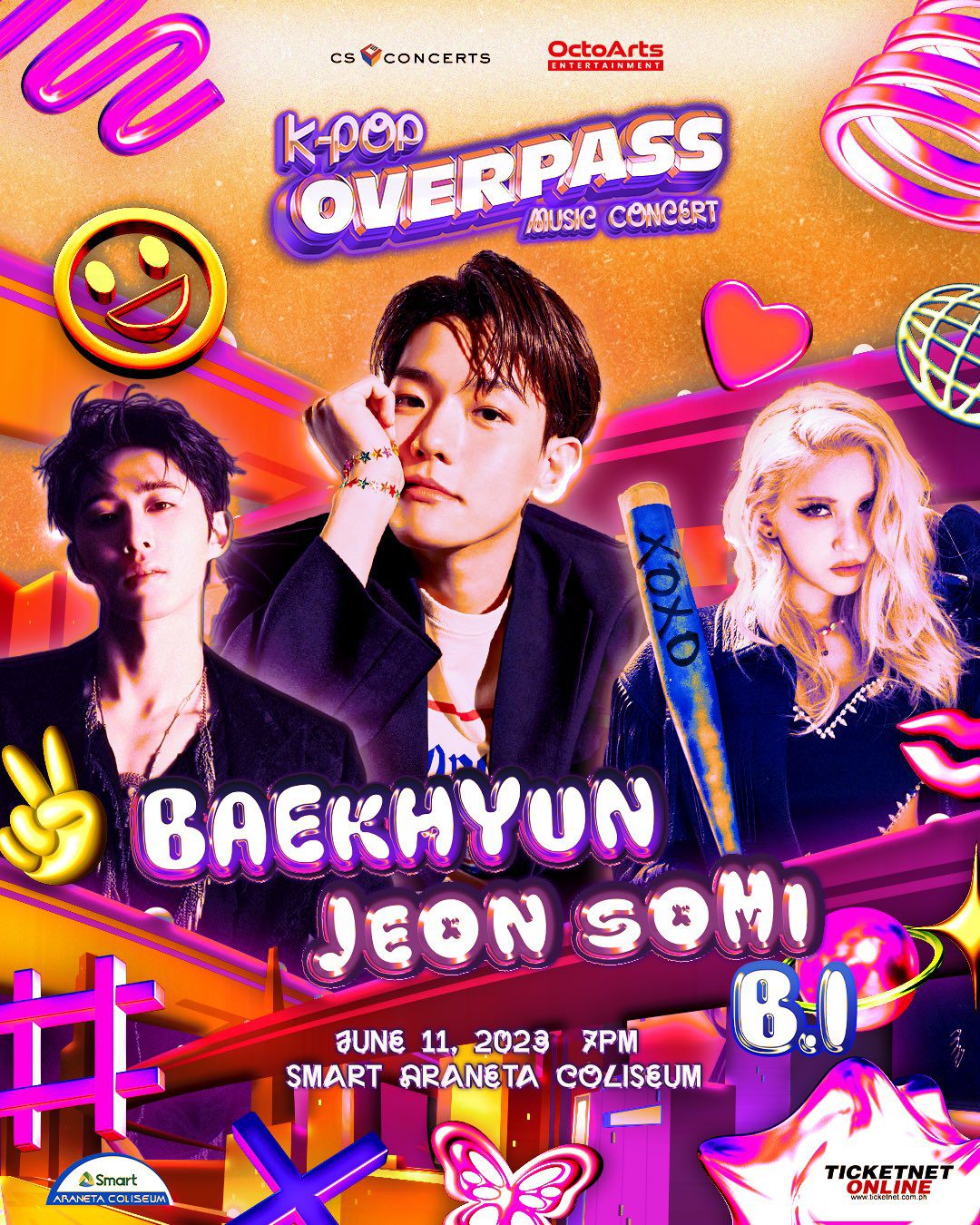 OVERPASS 2023 Brings EXO's Baekhyun, Jeon Somi, and B.I Together in One ...