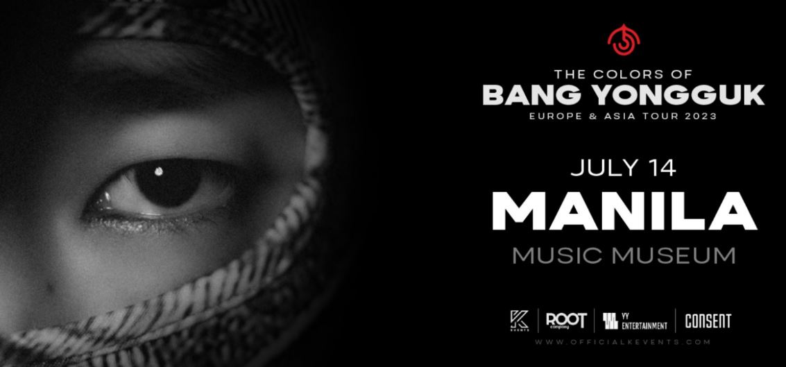 BANG YONGGUK to Paint Manila with His Colors in July - Philippine Concerts