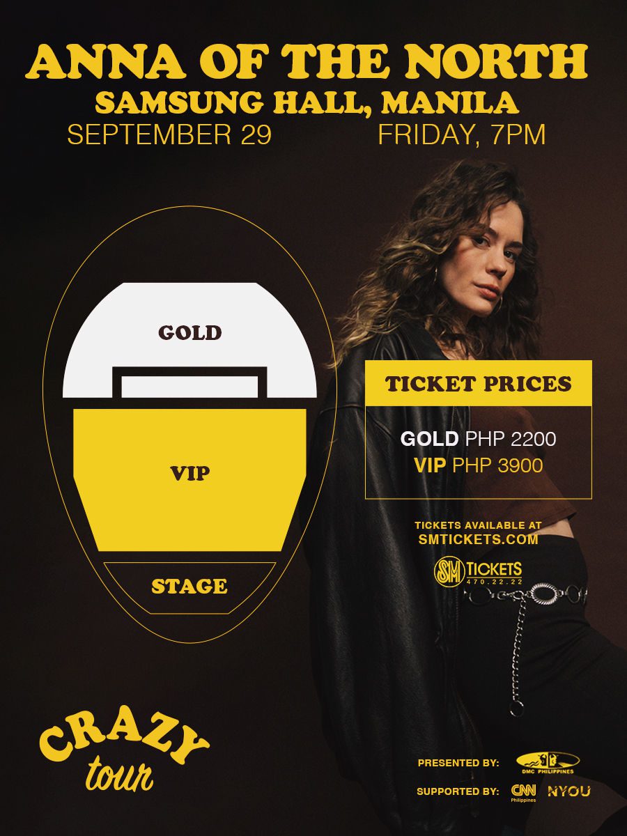 Anna of the North Brings Crazy Tour in Manila this September ...