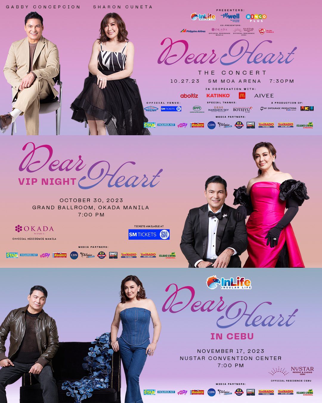 Dear Heart: Sharon Cuneta and Gabby Concepcion’s Most Anticipated Grand ...