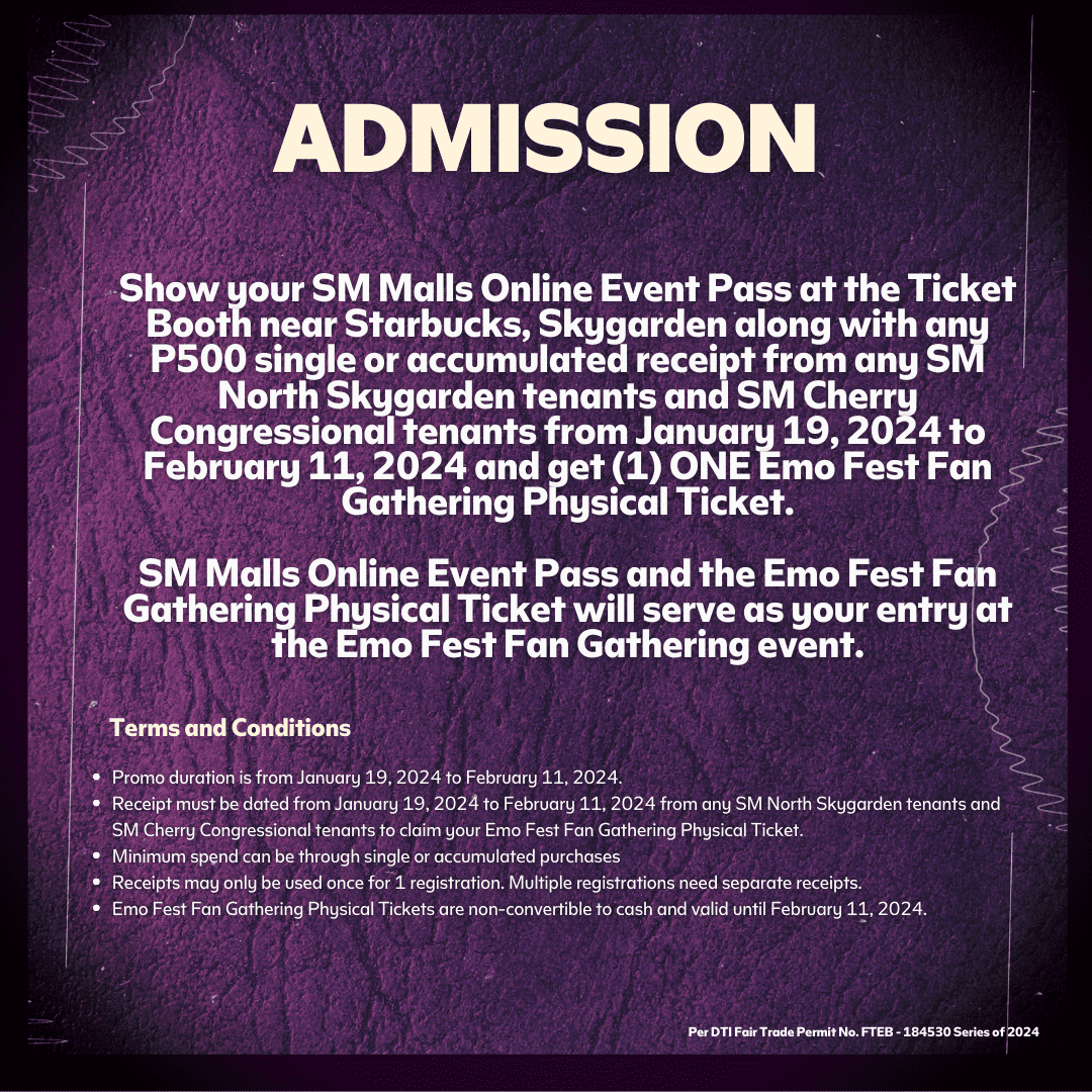 Typecast, Chicosci to Headline Emo Fest Fan Gathering at SM North EDSA ...