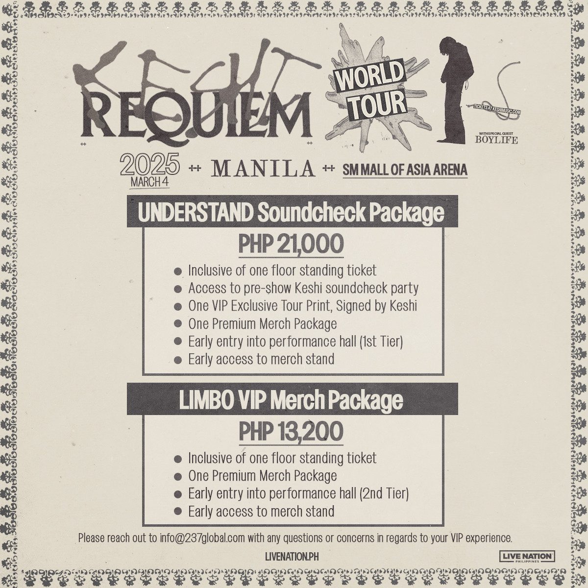 keshi Heads Back to Manila for "Requiem World Tour" - Philippine Concerts