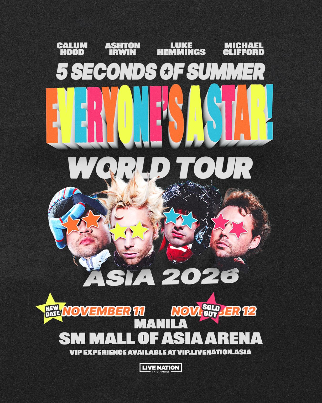 5 Seconds of Summer Live in Manila 2026 - Philippine Concerts