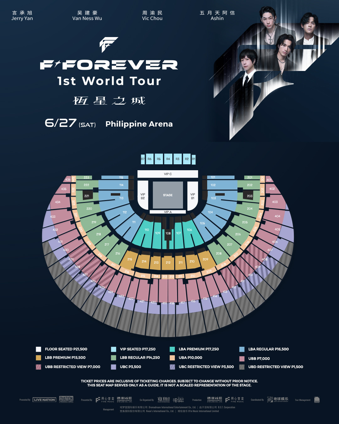 F FOREVER 1st World Tour in Manila - Philippine Concerts